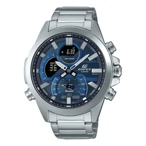Casio Edifice Series Stainless Steel Analog Watch With Bluetooth Connectivity - Blue