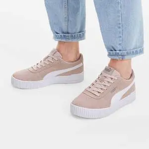 PUMA Carina Suede Low Top Sneakers