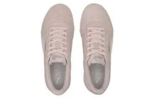 PUMA Carina Suede Low Top Sneakers - Pink