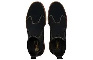 PUMA Mayze Chelsea Suede Boot - Black/brown