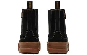 PUMA Mayze Chelsea Suede Boot - Black/brown