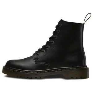 Dr. Martens Luana 7-eye Lace Up Combat Boots - Black