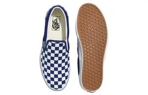 VANS Classic Slip-on Checked Sneakers - Beacon Blue