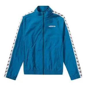 Adidas Originals Vintage Track Jacket With Taped Side Stripe - Blue