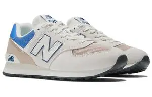 NEW BALANCE 574 "off White Blue" Sneakers - Off White/blue