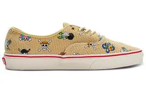 VANS One Piece X Authentic "straw Hat" Sneakers - Tan