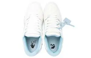 Off-White Out Of Office Leather Sneakers - White/blue