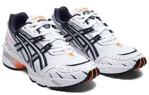 Asics Gel-1090 Low Top Sneakers - White/black/orange