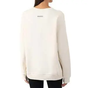 Gucci Cotton Tiger Printed Crewneck Sweatshirt