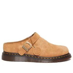Dr. Martens Isham Desert Oasis Suede Mules - Sand/tan