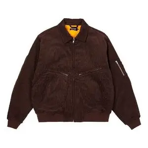 PALACE Ss23 Cord Ma-1 Bomber Jacket - Brown