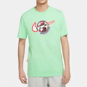 Nike T-shirt With Swoosh Worldwide Graphic