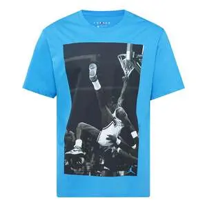 JORDAN Air Hangtime Photo Graphic Tee - Blue