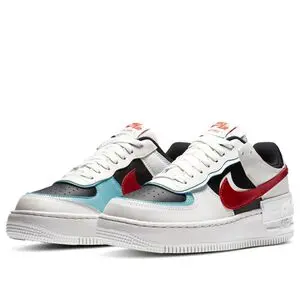 Nike Force 1 Shadow Sneakers - White/blue/red