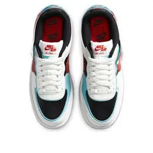 Nike Force 1 Shadow Sneakers - White/blue/red