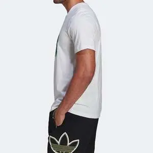 Adidas Originals Character Pattern Printing Round Neck Short Sleeve White - Multi-color