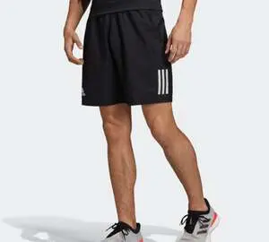 Adidas Straight Sports Shorts With Iconic Three-stripe Detailing