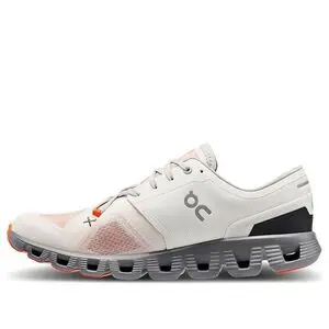 On Cloud X 3 Athletic Sneakers - White/orange