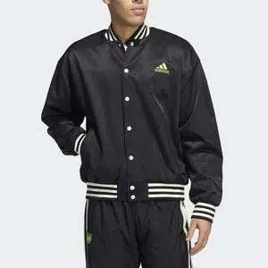 Adidas Varsity Jacket With Striped Accents