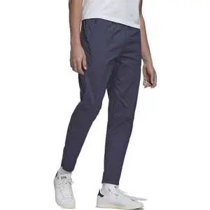 Adidas Originals Solid Color Smiling Face Embroidered Logo Straight Casual Pants/trousers Blue - Multi-color