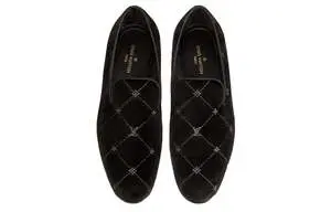 LOUIS VUITTON Auteuil Velvet Loafers