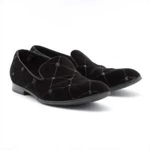 LOUIS VUITTON Auteuil Velvet Loafers