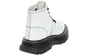 Alexander McQueen Tread Slick Boots - White/black