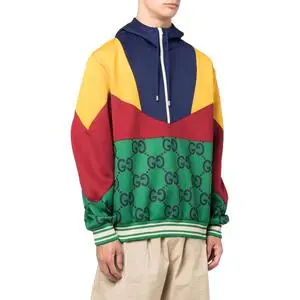 Gucci Paneled Gg Anorak