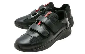 Prada Leather Sneakers 'black