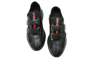 Prada Leather Sneakers 'black
