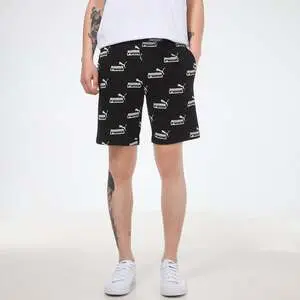 PUMA Amplified 9" Short Black White - Black/white