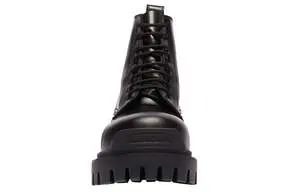 Balenciaga Small Cowhide Lace-up Combat Boots
