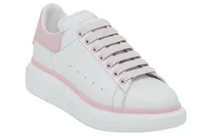 Alexander McQueen Wedge Sole Sneakers - White/pink