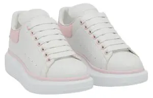 Alexander McQueen Wedge Sole Sneakers - White/pink