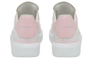 Alexander McQueen Wedge Sole Sneakers - White/pink