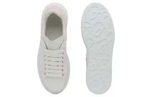 Alexander McQueen Wedge Sole Sneakers - White/pink