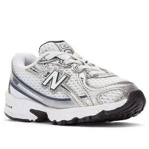 NEW BALANCE 740 Bungee Lace Sneakers - White/navy