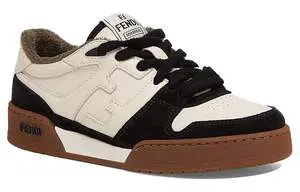 Fendi Low Top Suede Sneakers