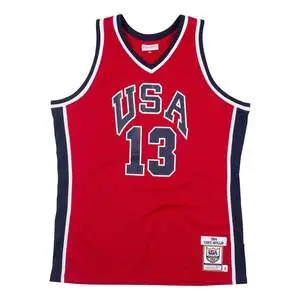 Mitchell & Ness Chris Mullin Team Usa 1984 Authentic Basketball Jersey - Red/blue/white