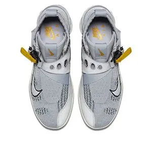 Nike Vapormax Premier Flyknit High Top Sneakers - Wolf Grey/black