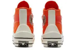 CONVERSE Chuck 70 Utility High Top Sneakers - White/orange