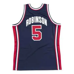 Mitchell & Ness Team Usa 1992 David Robinson Basketball Jersey