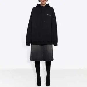 Balenciaga Fleece Sports Hoodie