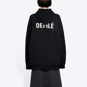 Balenciaga Fleece Sports Hoodie