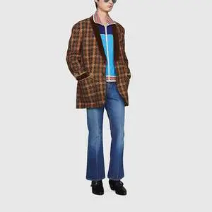 Gucci Technical Jersey Zip-up Jacket With Web Detail