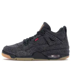 JORDAN 4 X Levi's "black - Black/grey