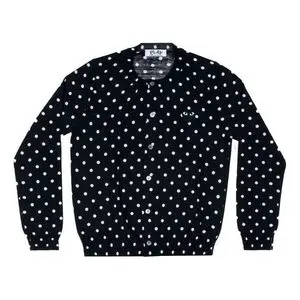 Play Comme Des Garcon Polka Dot Cardigan