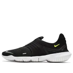 Nike Free Rn Flyknit 3.0 Sneakers - Black/volt/white