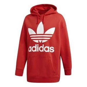 Adidas Originals Trefoil Logo Hoodie - Red