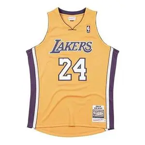 Mitchell & Ness X Nba Los Angeles Lakers 2008-09 Road Finals Jersey 'kobe Bryant 24 - Yellow